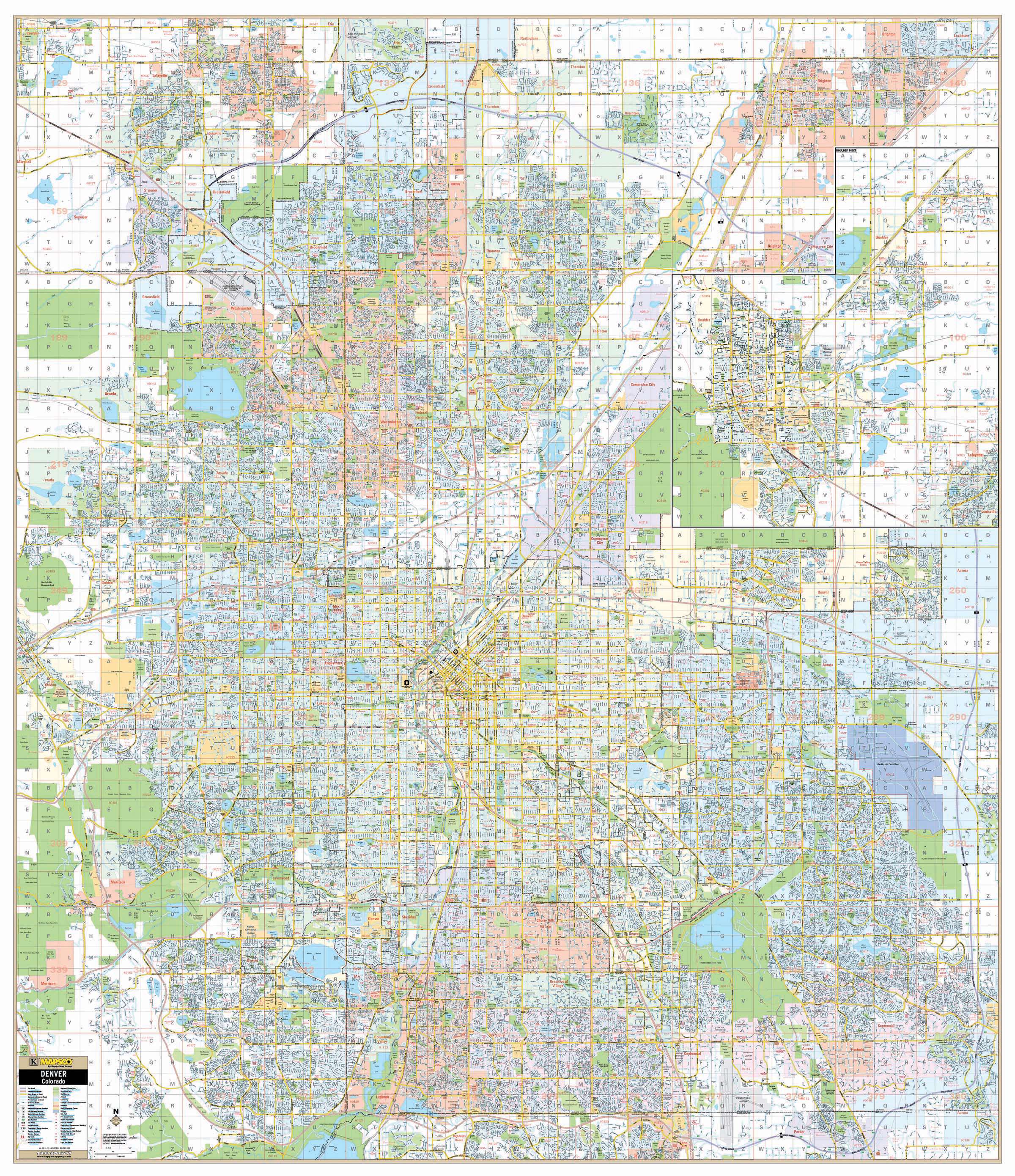 Zip Code Map Denver Colorado Zip Code Map Denver Colorado